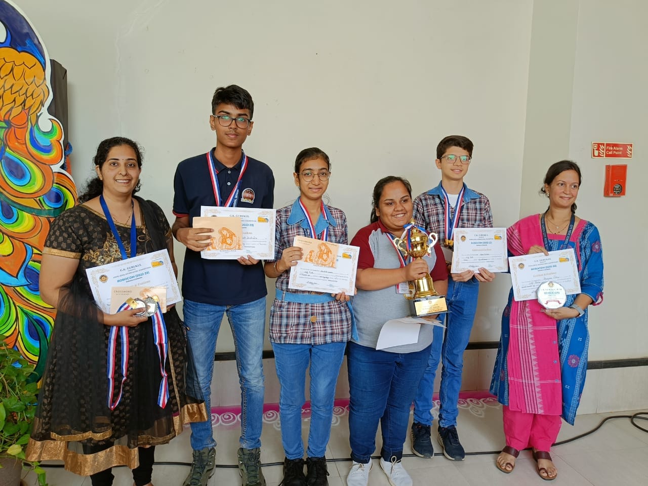 City Pride School, Nigdi has won consolation prize in group singing competition organized by ...